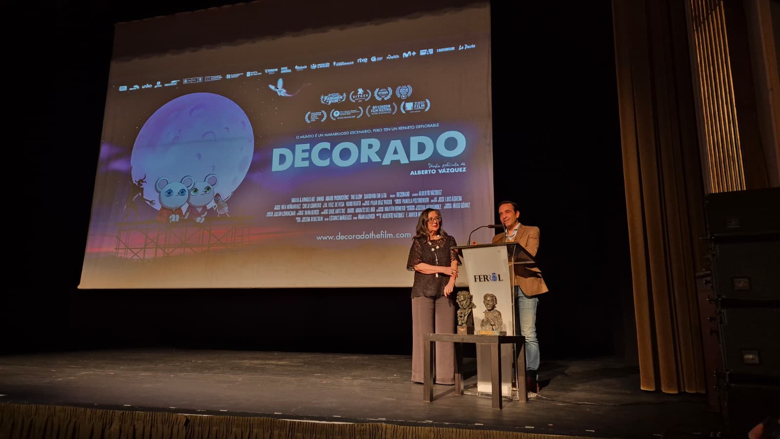 Chelo Loureiro celebra su quinto Goya en el Teatro Jofre - Ferrol 360